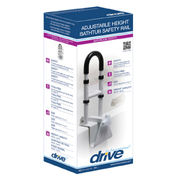 Rail : Bathtub Safety Rail Height – 14.5″ Clamp On from 3″ to 7 ...