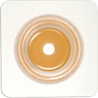 Wafer : Colostomy Wafer with Flexible Collar Cut to Fit Beige 2 1/4 ...